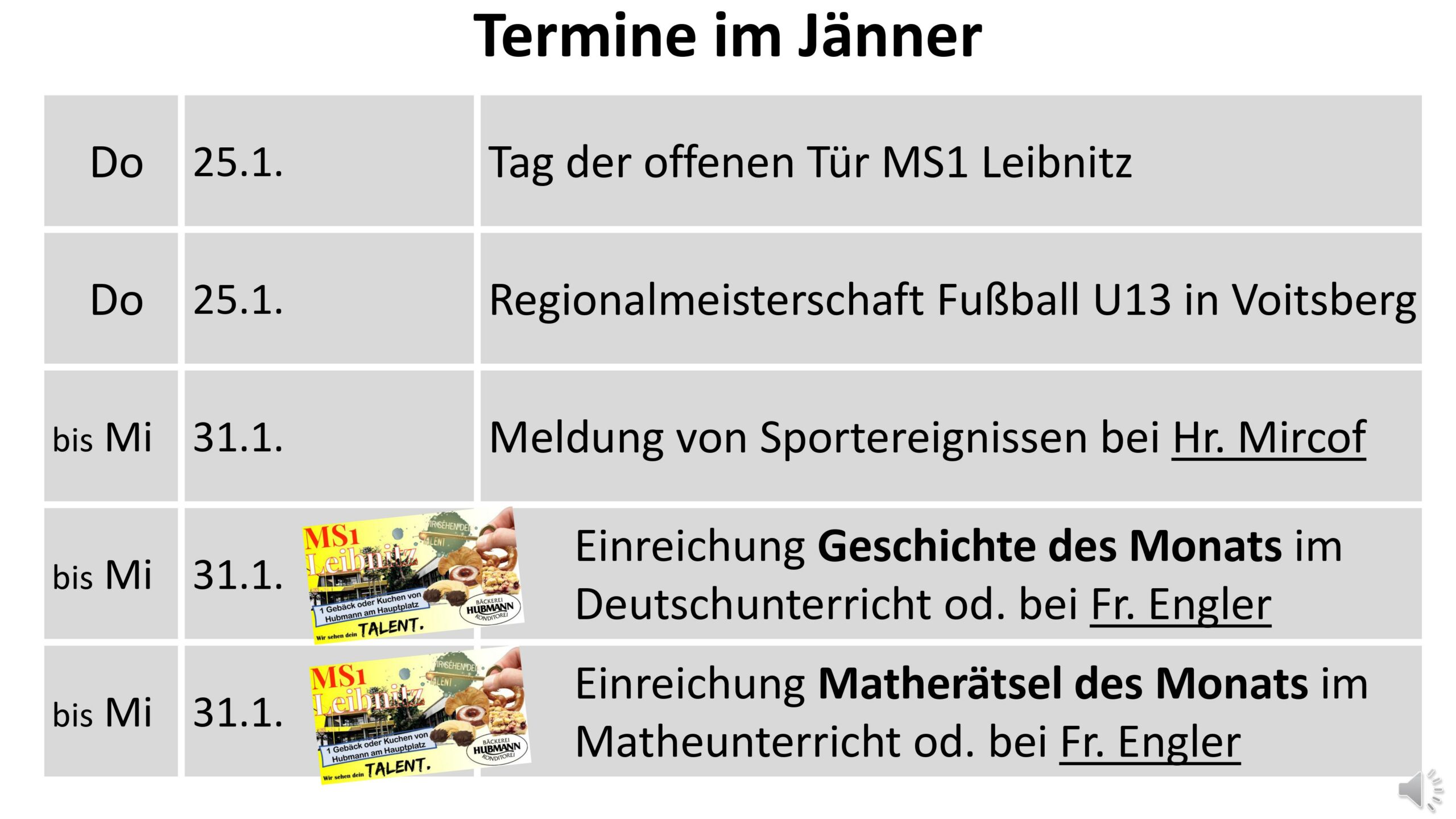 MS1 News – MS1 Leibnitz